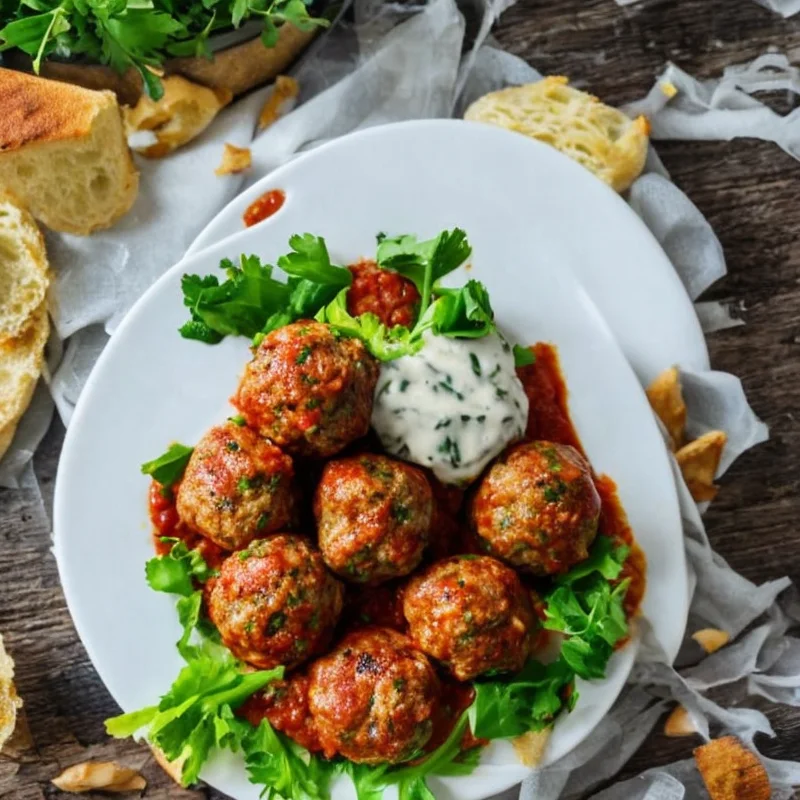 Kalkunfrikadeller med lækkert fyld