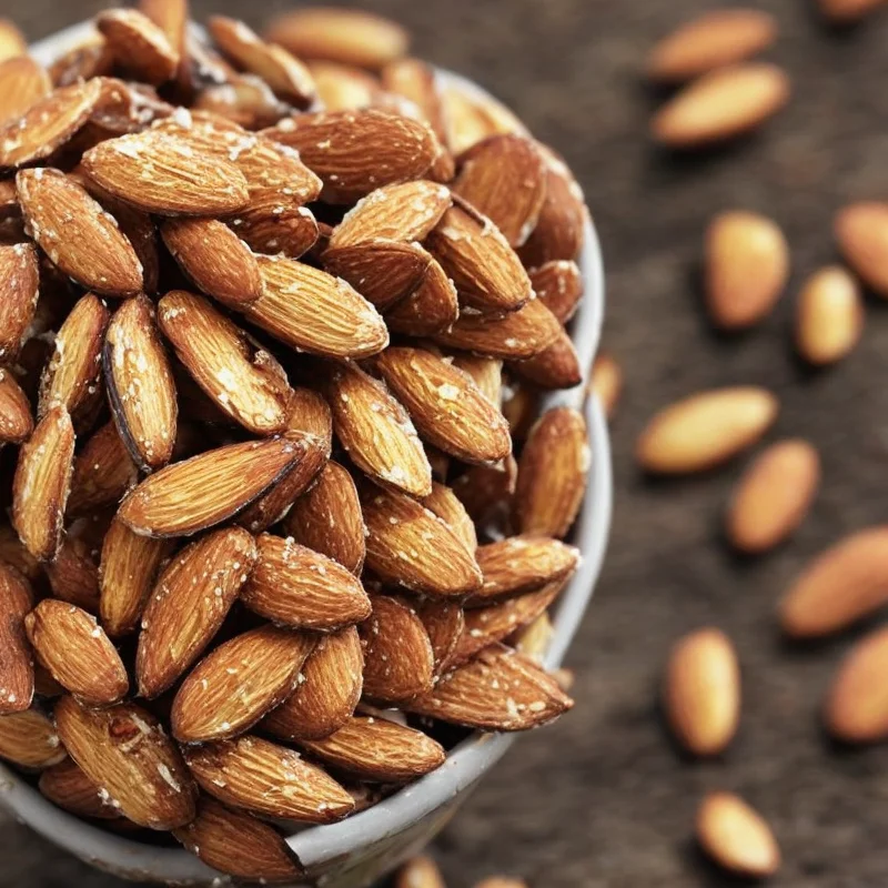 Salte ristede mandler