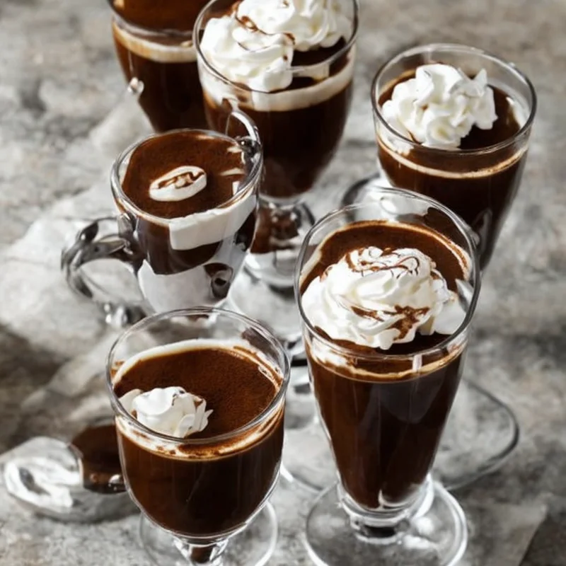 Irish coffee med letpisket flødeskum
